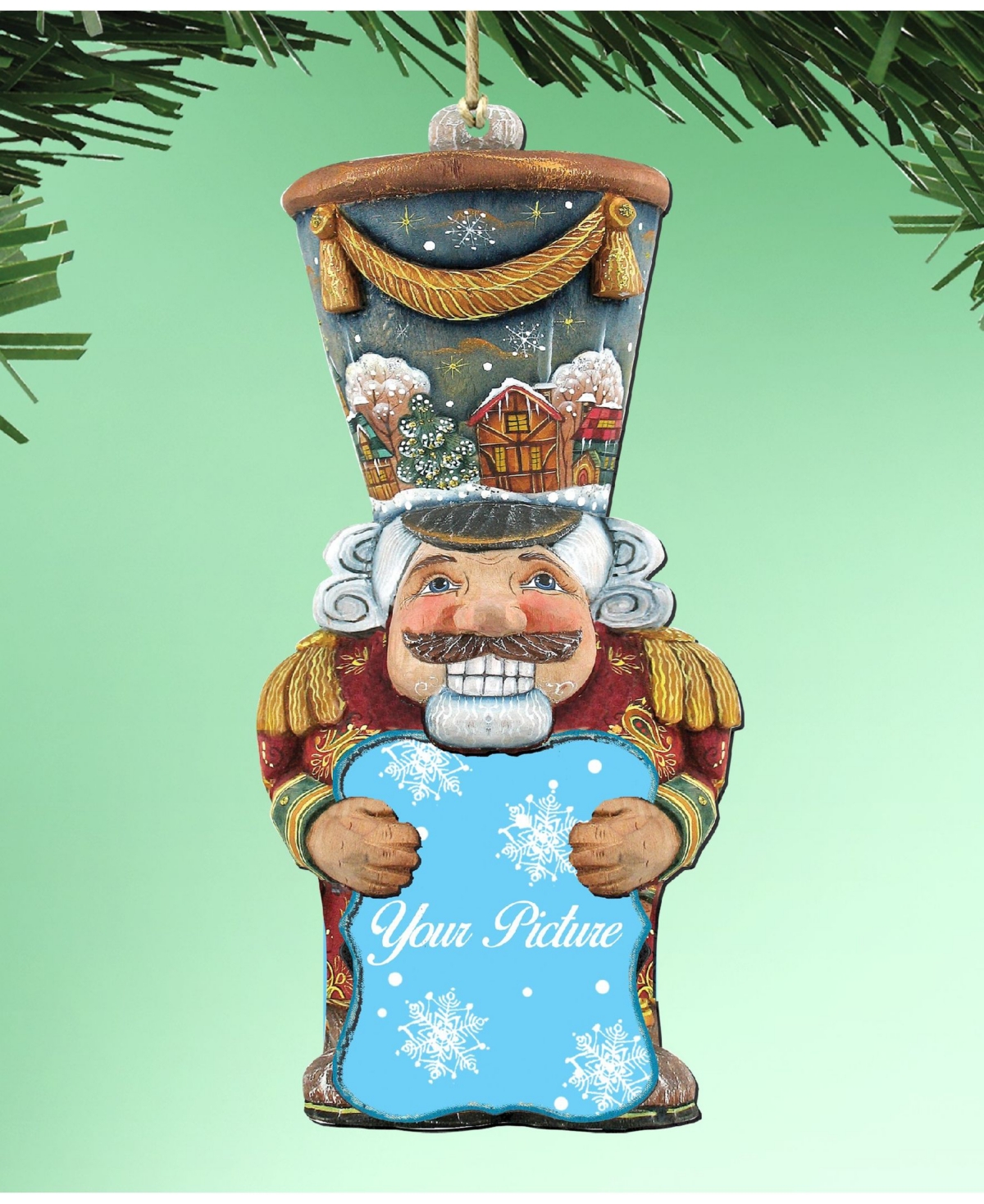 Click here for Designocracy Nutcracker Picture Frame Ornament Set... prices