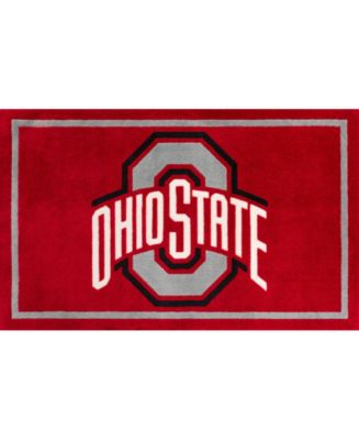 Luxury Sports Rugs Ohio State Coloh Red 5' x 7'6" Area Rug - Macy's