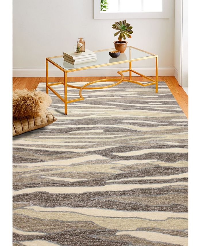 BB Rugs Downtown Tud-02 Beige 5'6" x 8'6" Area Rug - Macy's