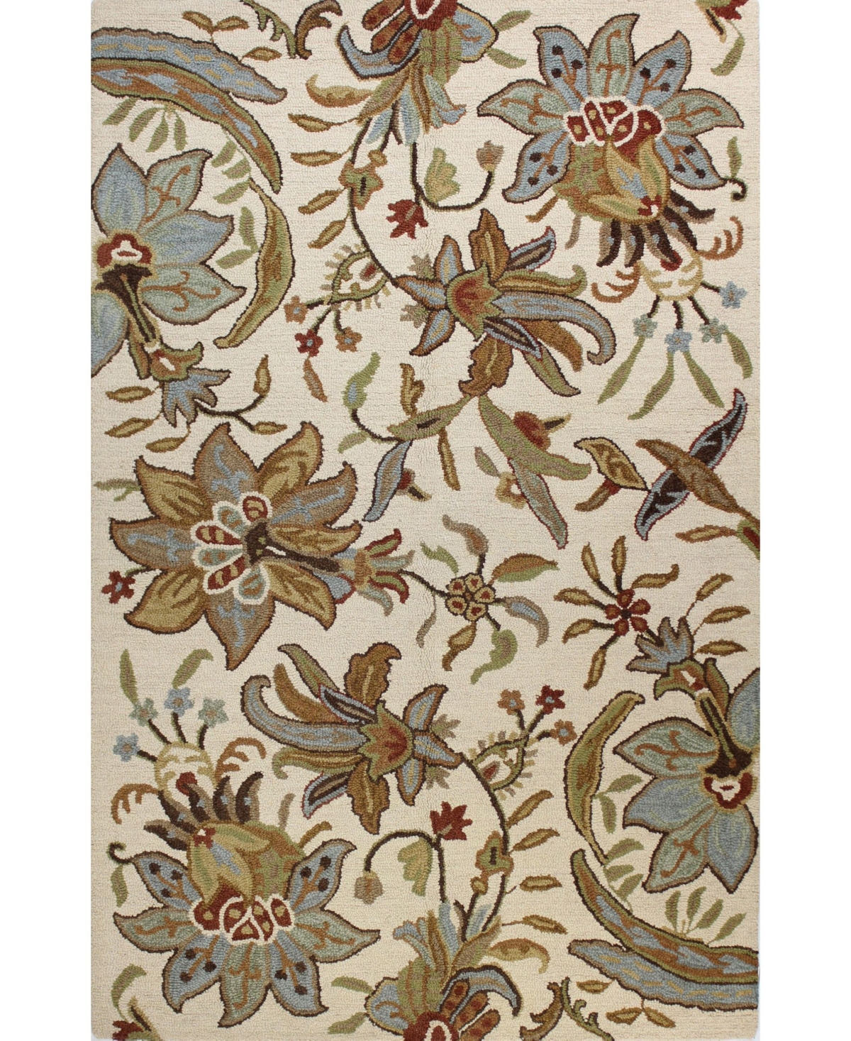 Click here for Bashian Taron Val-01 Ivory 76 x 96 Area Rug - Ivor... prices