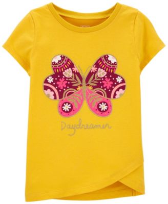 Carter's Big Girls Butterfly Jersey Top - Macy's