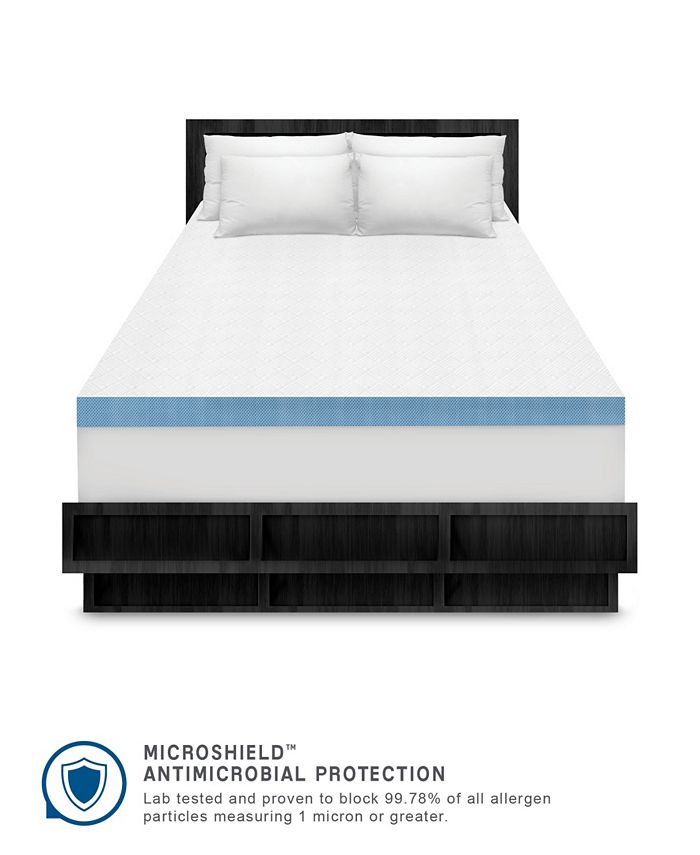 SensorPEDIC 4" Supreme Gel Cooling Transcend Bed Topper Queen - Macy's