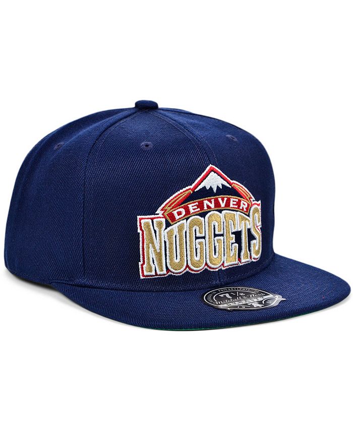 Mitchell & Ness Denver Nuggets Team Ground Fitted Cap - Macy's