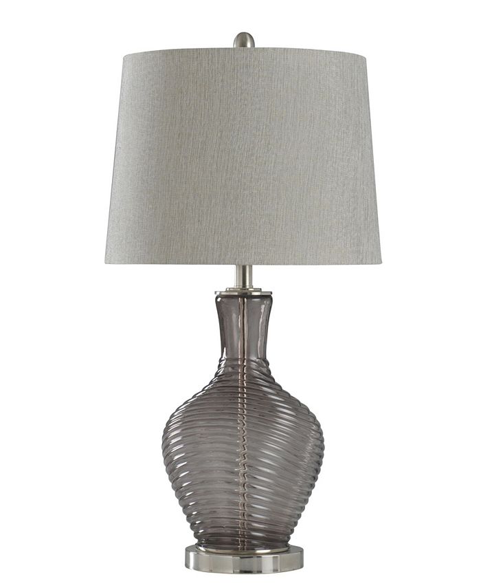 StyleCraft Home Collection StyleCraft Ambher Table Lamp - Macy's