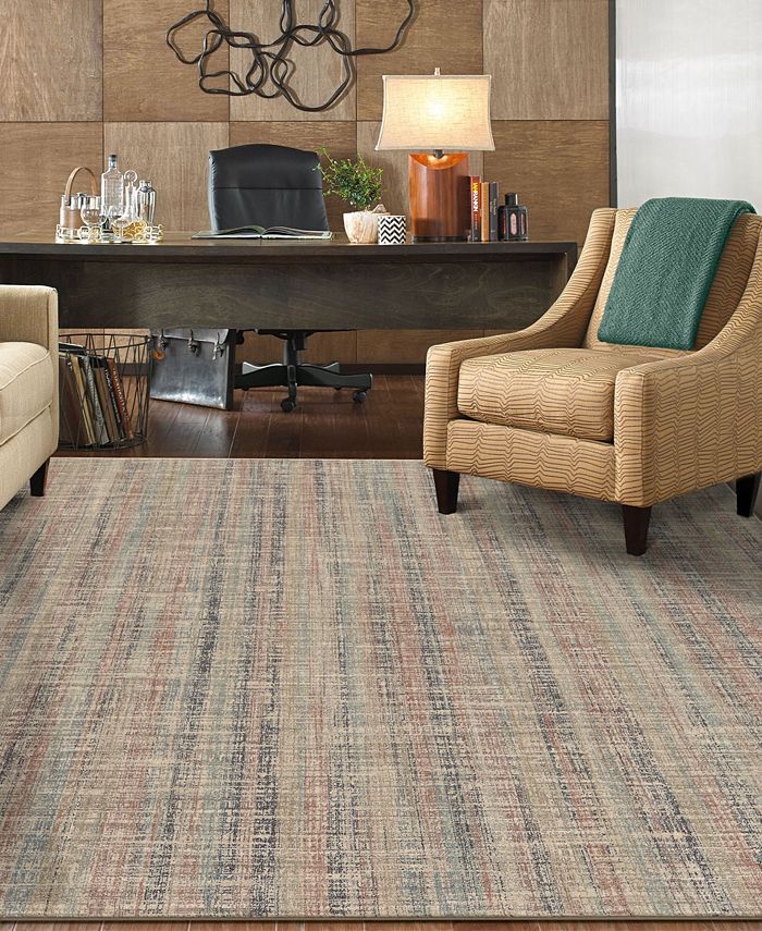 Karastan Elements Fowler Coral 9'6" x 12'11" Area Rug - Macy's