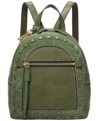 Fossil Women's Megan Leather Backpack - Macy's