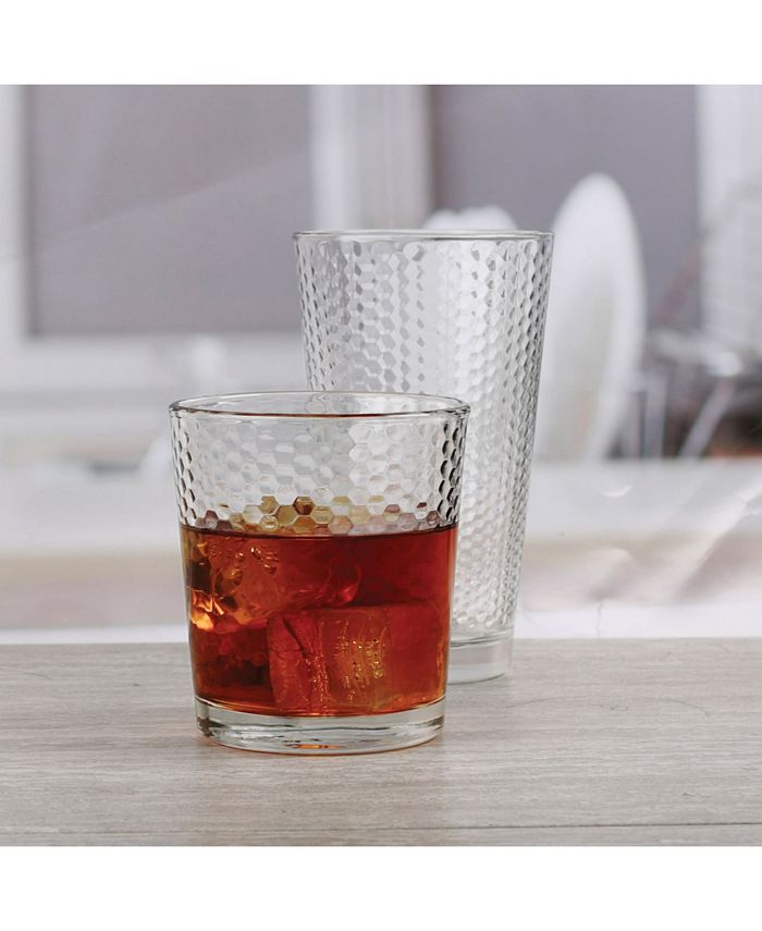 Circle Glass Paragon Entertaining Glasses, Set of 16 - Macy's