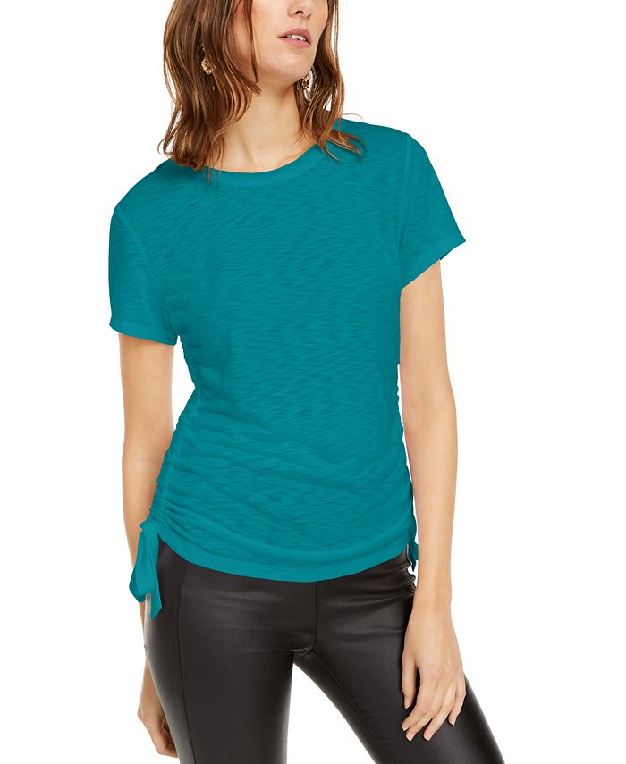 INC International Concepts Double-Ruched Top, Created for Macy's - Macy's