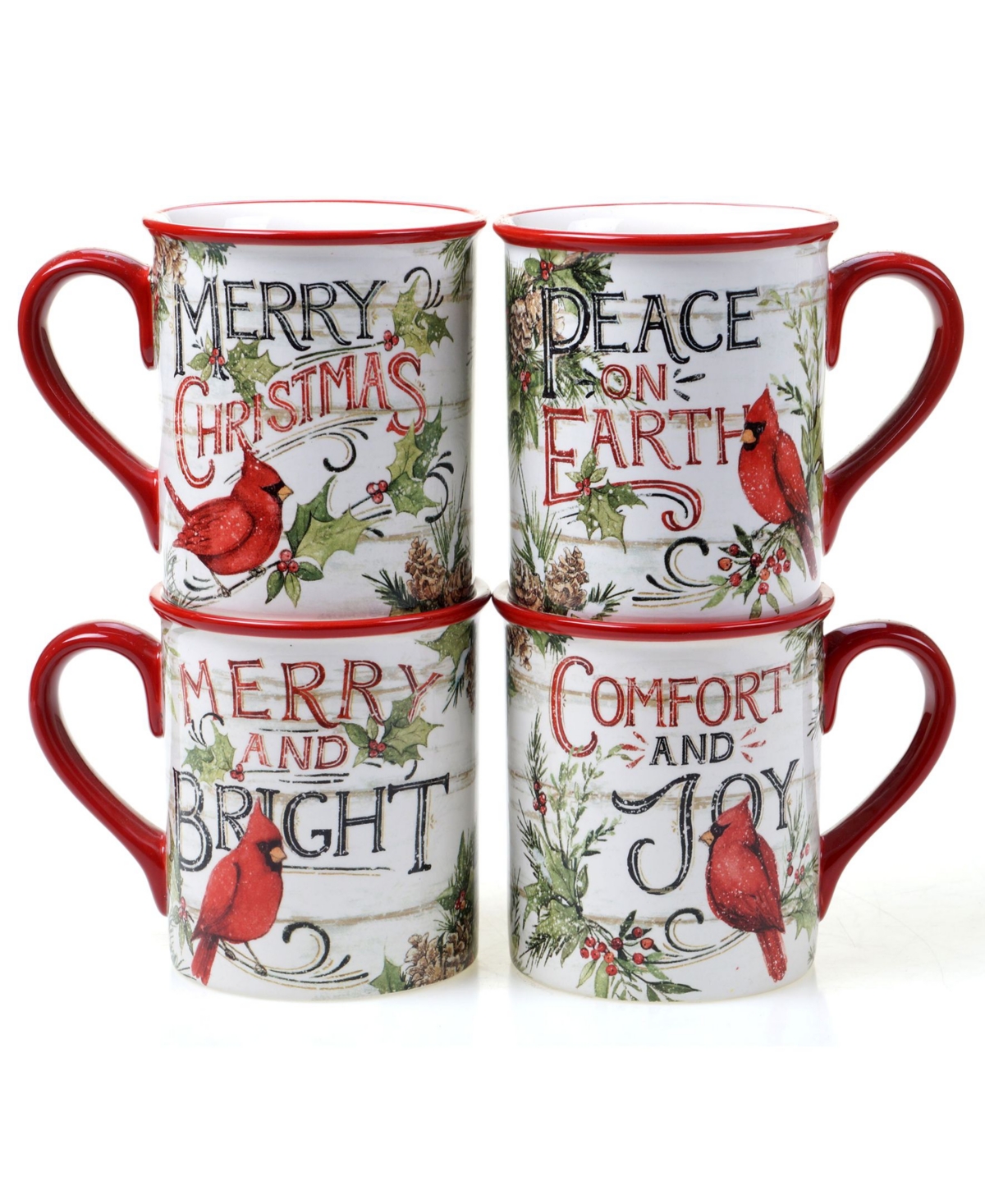 Click here for Certified International Evergreen Christmas 4 Piec... prices
