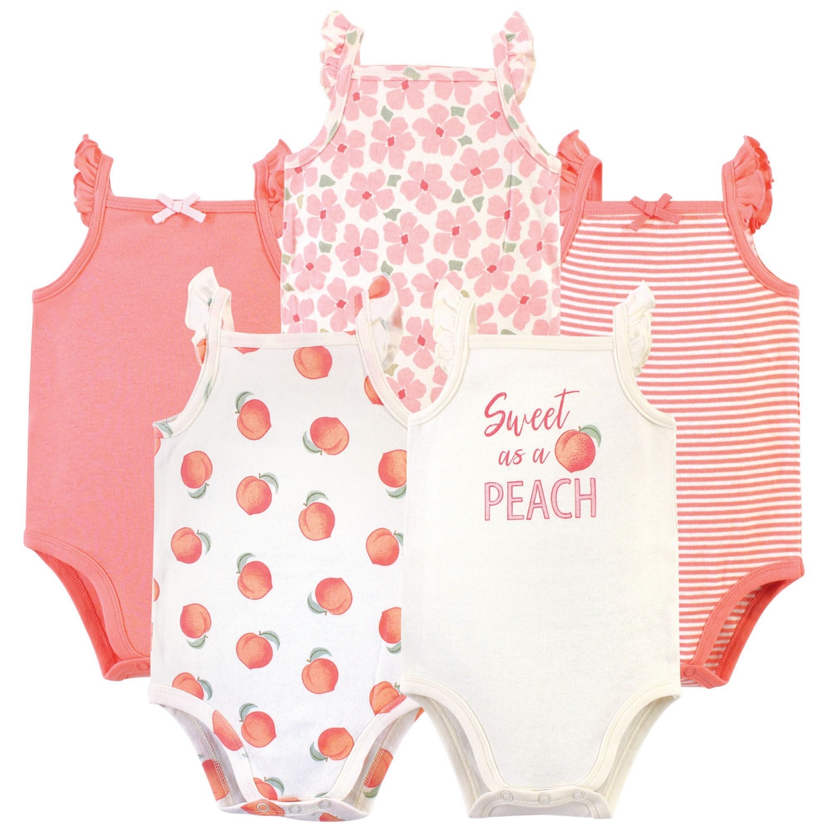 Click here for Touched by Nature Baby Girls 5Pk Natural Sleeveles... prices