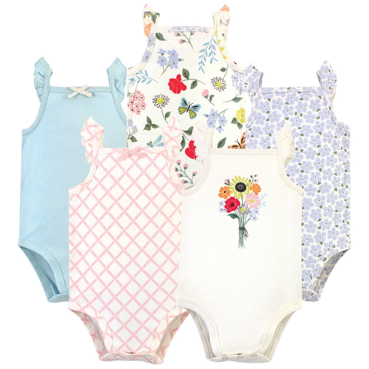Click here for Touched by Nature Baby Girls 5Pk Organic Sleeveles... prices