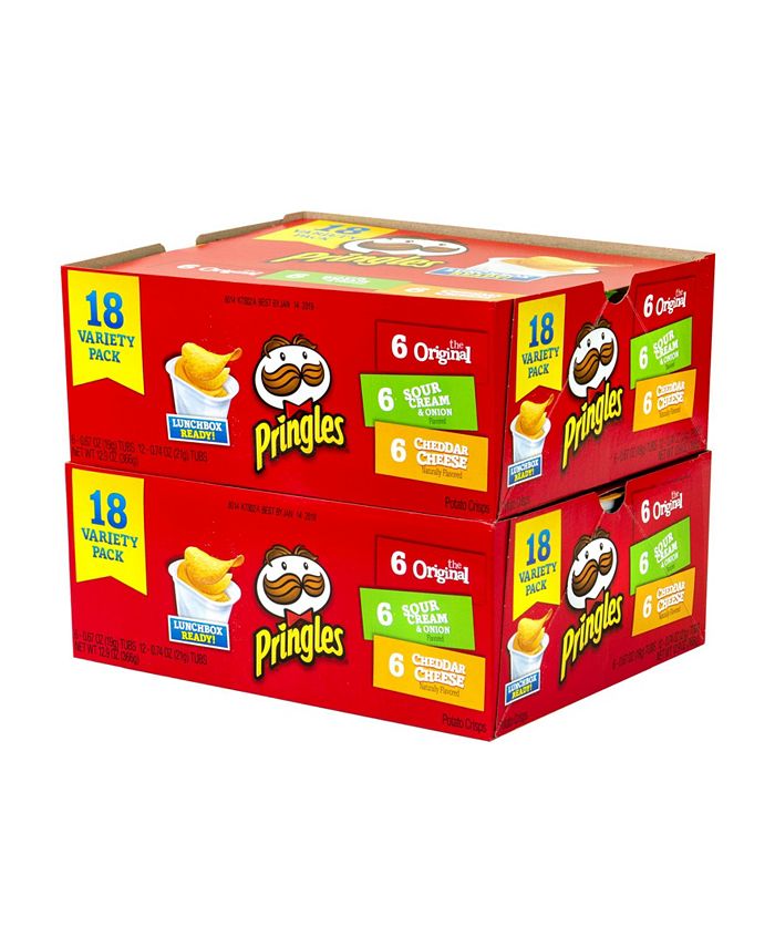 Pringles Variety Pack, 36 Count 2-18 Packs - Macy's