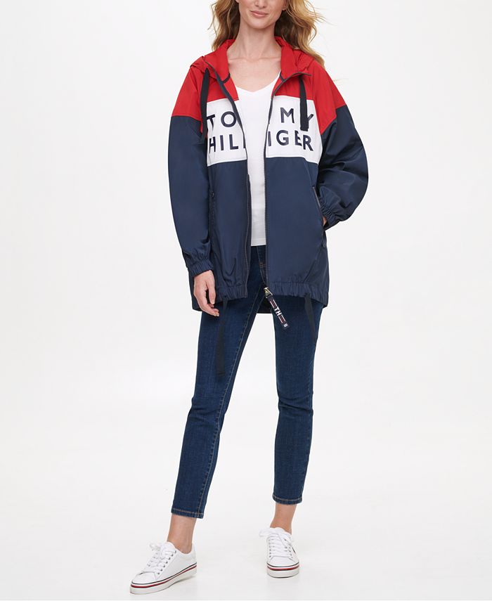 Tommy Hilfiger Colorblocked Windbreaker Jacket, Created for Macy's - Macy's