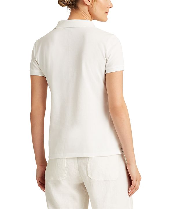 Lauren Ralph Lauren Printed Monogram Polo Shirt & Reviews - Tops ...