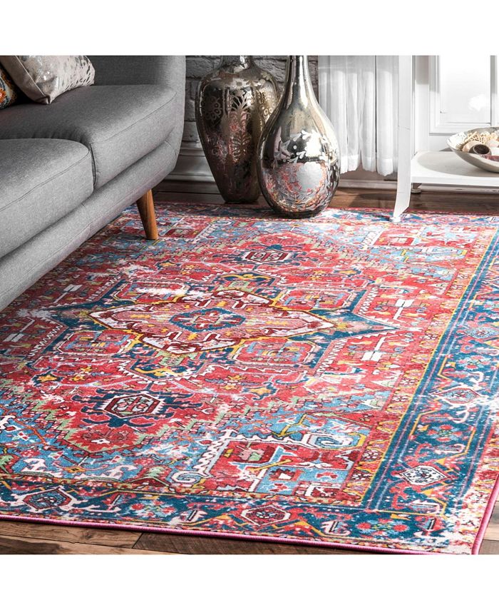 nuLoom Sherita DISA05B Red 8' x 10' Area Rug - Macy's
