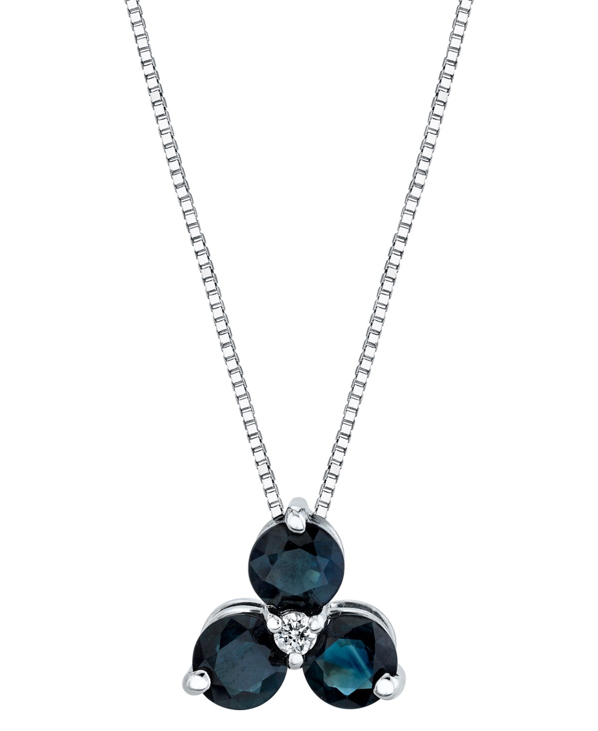 Click here for Sapphire (1-1/5 ct. t.w.) & Diamond Accent 18 Pend... prices