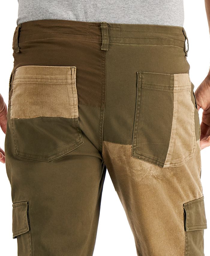 Sun + Stone Men's Patchwork Pants, Created for Macy's - Macy's