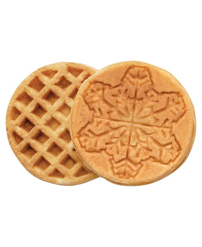 Bella Mini Waffle Maker, Snowflake Silver - Macy's
