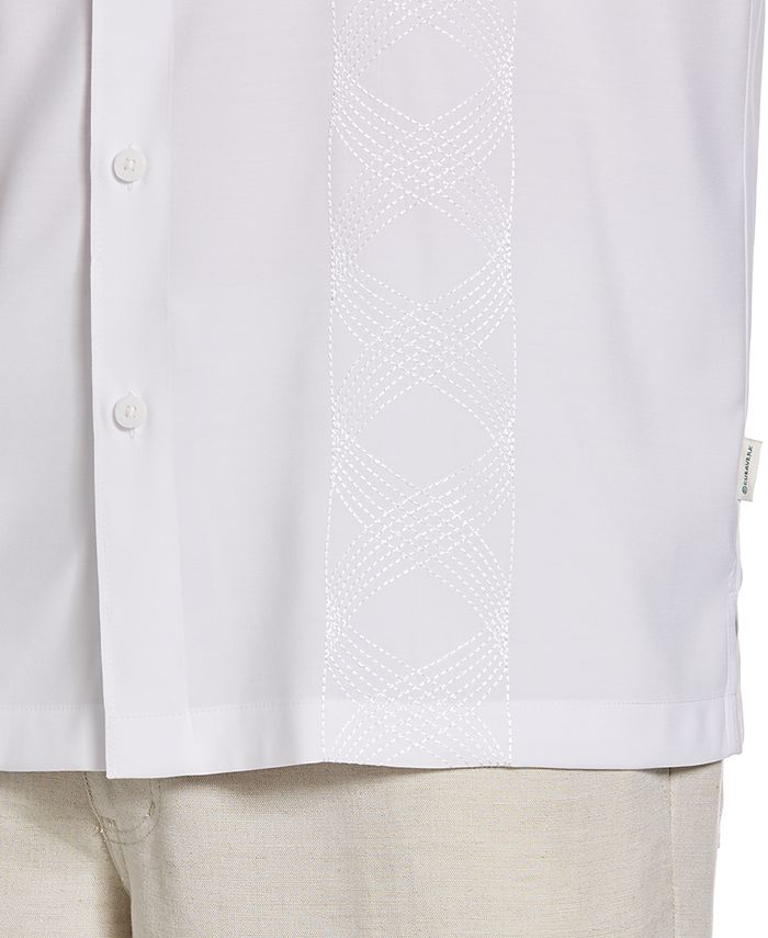 Cubavera Men's Embroidered Panel Shirt - Macy's