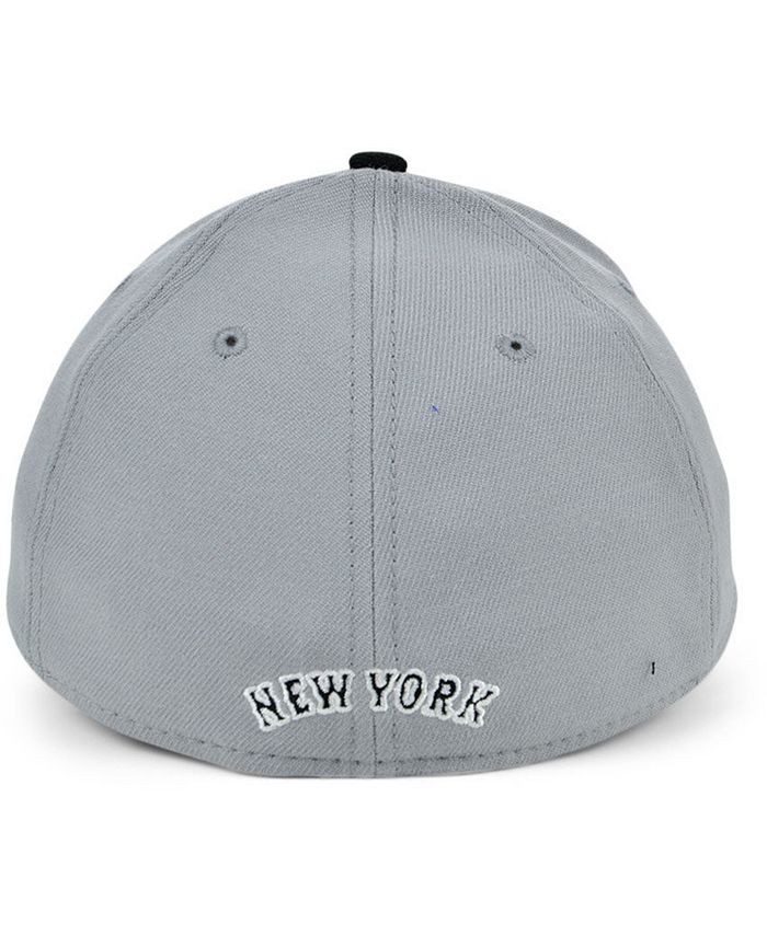 New Era New York Mets Team Classic Gray Black White 39THIRTY Cap - Macy's