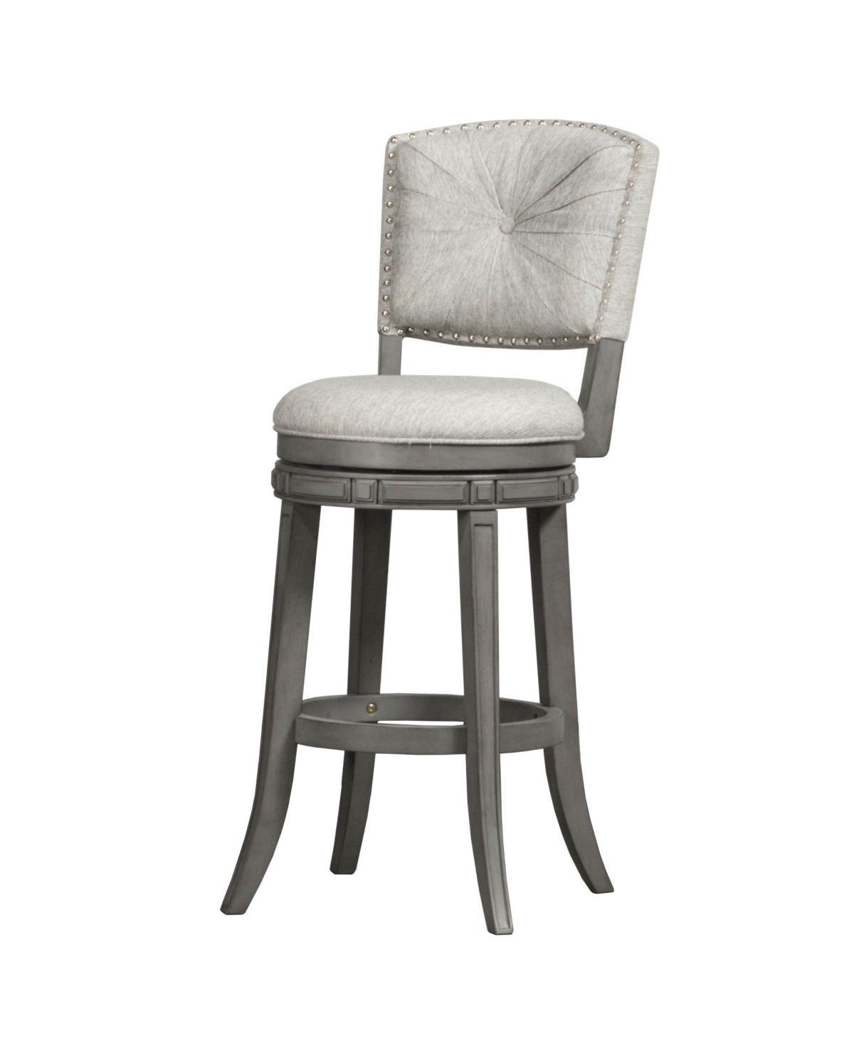 Click here for Hillsdale Santa Clara Ii Swivel Bar Stool - Grey prices