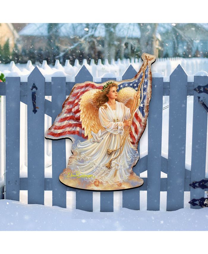 Designocracy by Dona Gelsinger American Freedom Angel Wall and Door ...