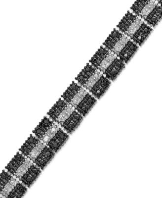 Victoria Townsend White Diamond (1 ct. t.w.) and Black Diamond Accent ...