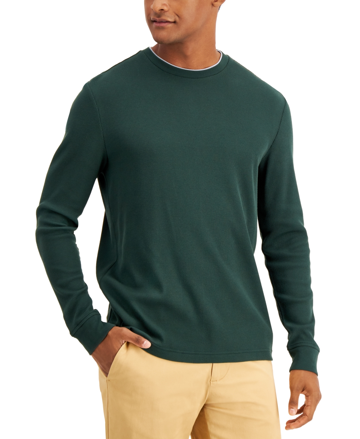Click here for Club Room Mens Thermal Crewneck Shirt  Created for... prices