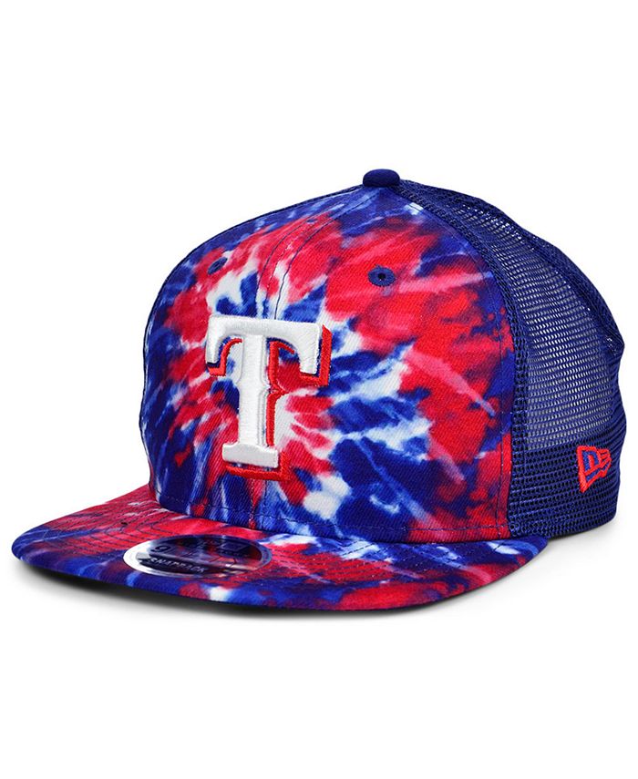 New Era Texas Rangers Tie Dye Mesh Back 9FIFTY Cap - Macy's