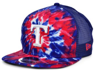 New Era Texas Rangers Tie Dye Mesh Back 9FIFTY Cap - Macy's