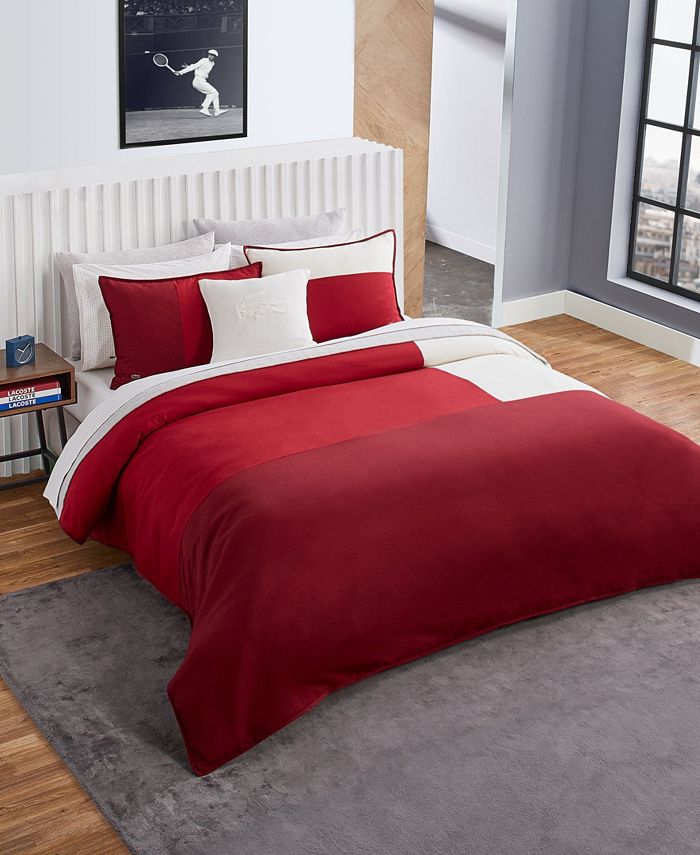 Lacoste Home CLOSEOUT! Cliff Comforter Set, King - Macy's