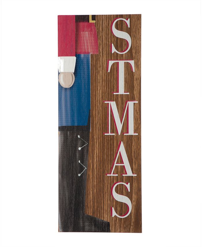 Glitzhome Wooden Christmas Nutcracker Porch Sign - Macy's