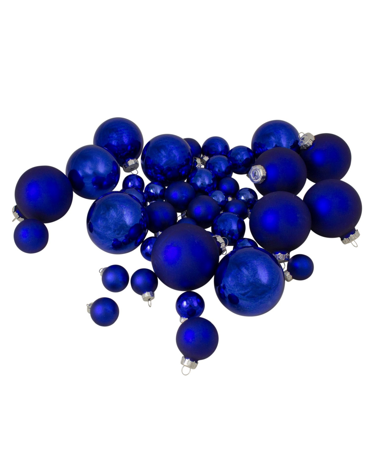 Click here for Northlight 40 Count Shiny and Matte Royal and Glas... prices