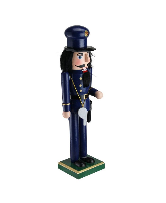 Northlight Wooden Christmas Nutcracker Police Officer - Macy's