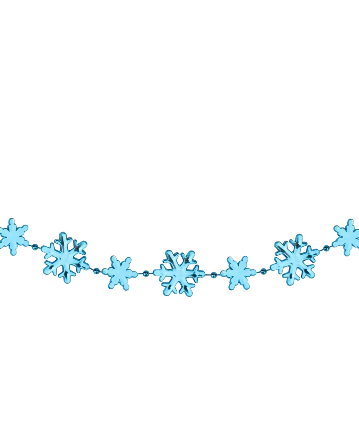 Northlight Seasonal Sky Blue Snowflakes Christmas Garland