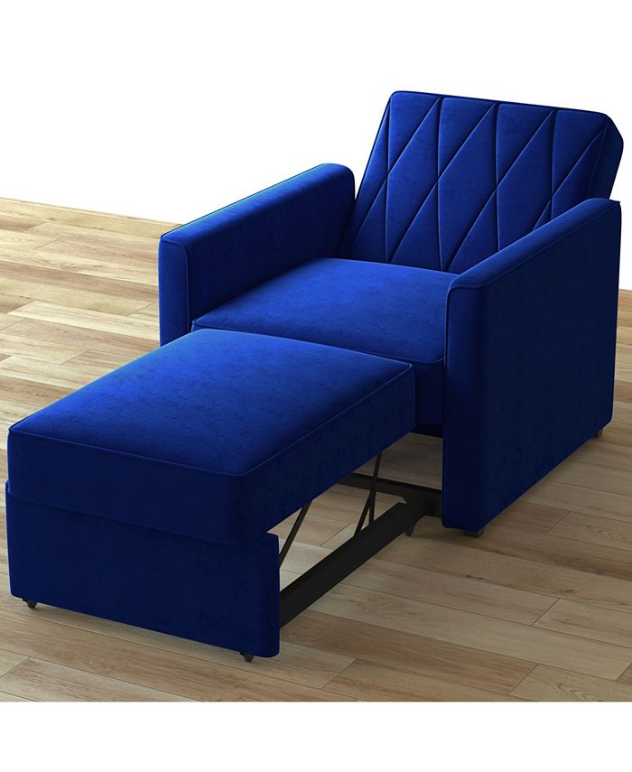 Gold Sparrow Riverside Convertible Arm Chair Bed - Macy's