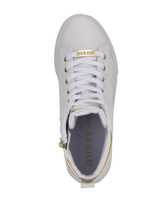 GUESS Women's Lammi High Top Sneakers - Macy's