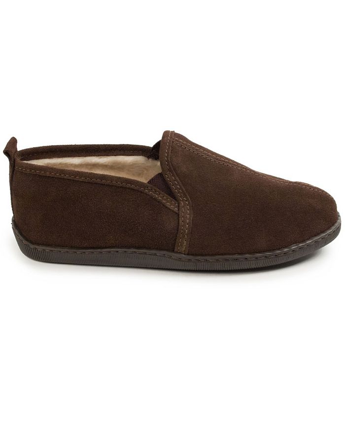 Minnetonka Men's Romeo Lined Suede Slippers - Macy's