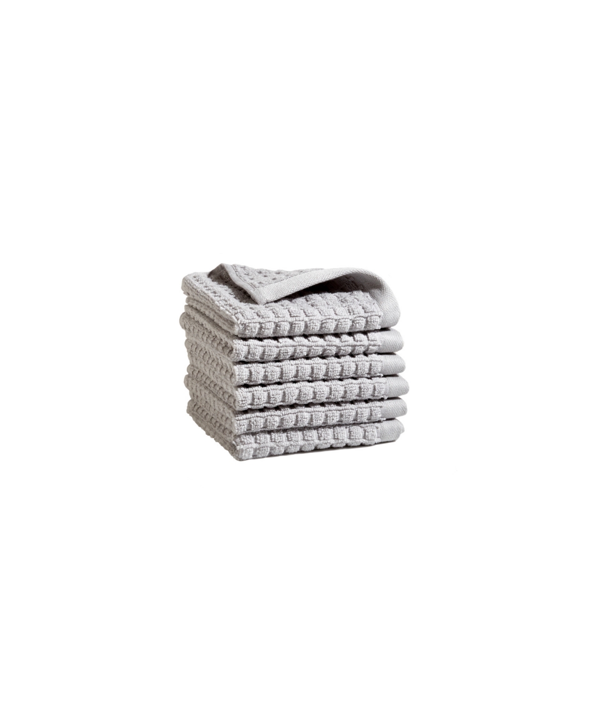 Click here for Dkny Quick Dry 6-Pc. Washcloth Set - Gray prices
