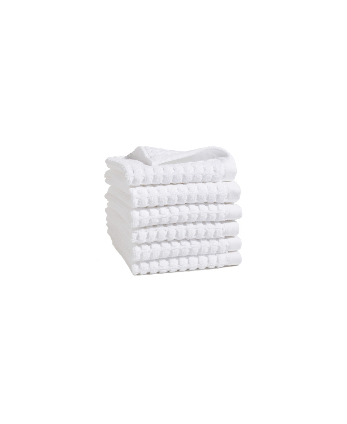 Click here for Dkny Quick Dry 6-Pc. Washcloth Set - White prices