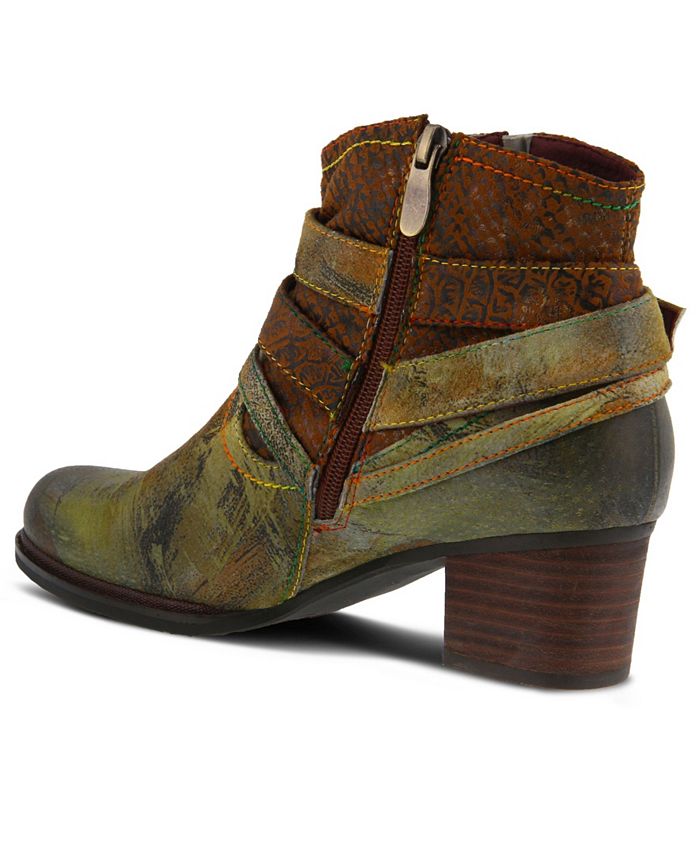 L'Artiste Women's Shazzam Hand-Painted Booties - Macy's