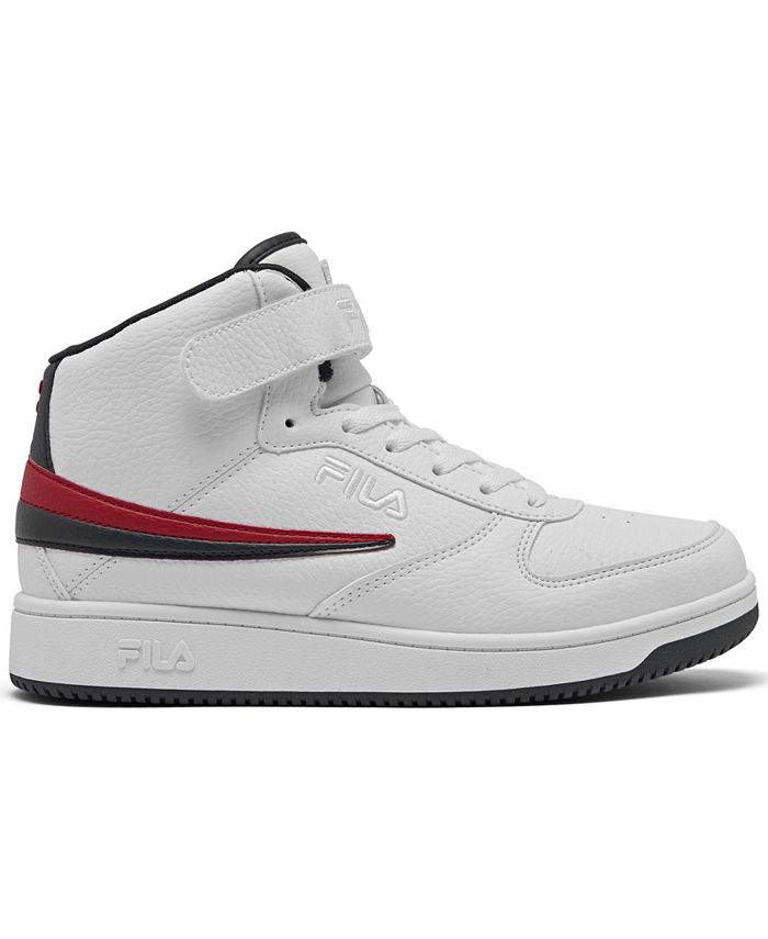 Fila Men's A-High Stay-Put Closure High Top Casual Sneakers from Finish ...