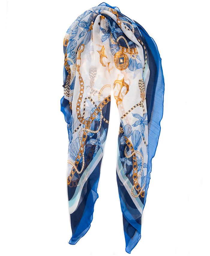 INC International Concepts INC Mermaid Status Square Scarf, Created for ...