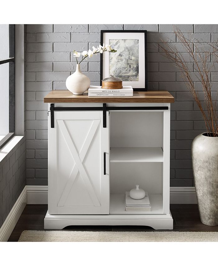 Walker Edison 32" Rustic Farmhouse Buffet - Macy's