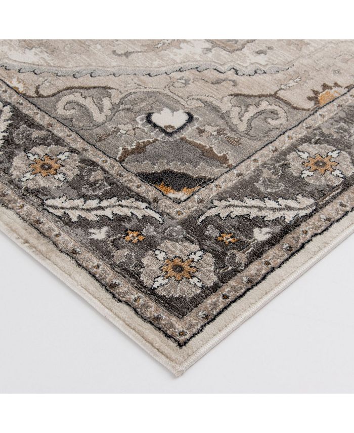 Portland Textiles Adorn Milla White 5' x 7'6" Area Rug - Macy's