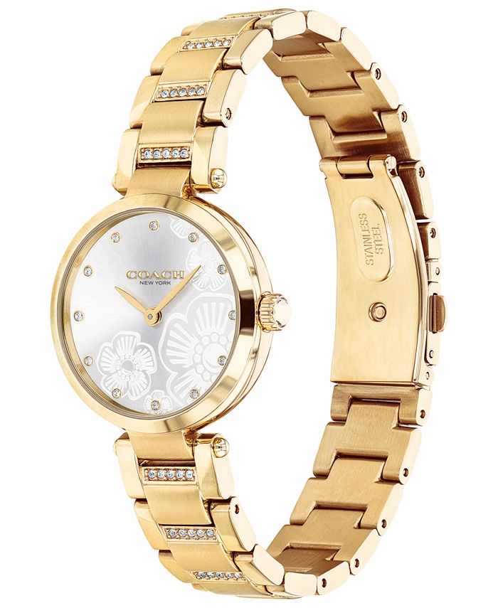 COACH Women's Park Gold-Tone Bracelet Watch 30mm - Macy's