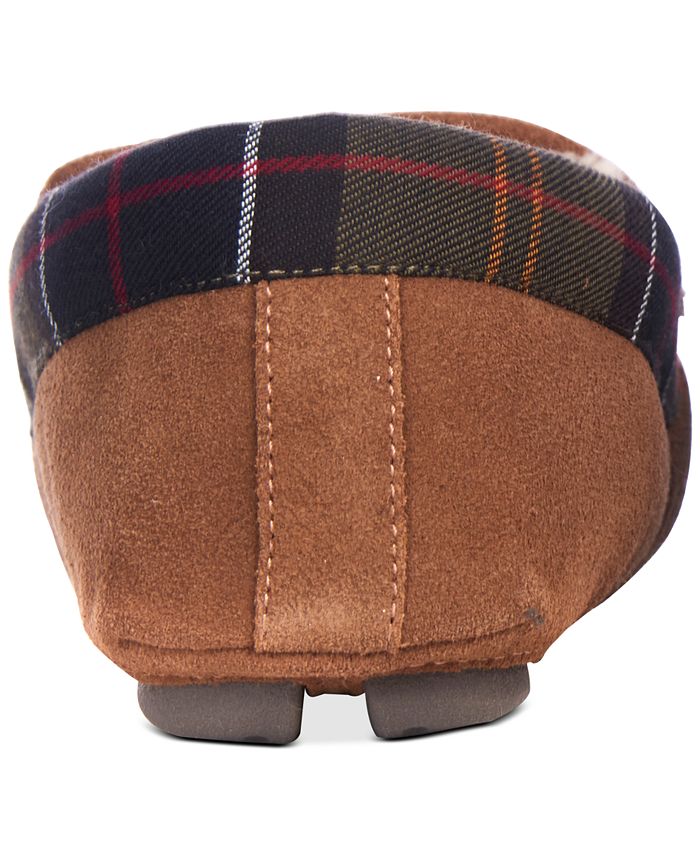 Barbour Men's Monty Faux-Shearling Moc-Toe Slippers - Macy's