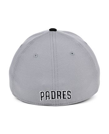 New Era San Diego Padres Team Classic Gray Black White 39THIRTY Cap ...