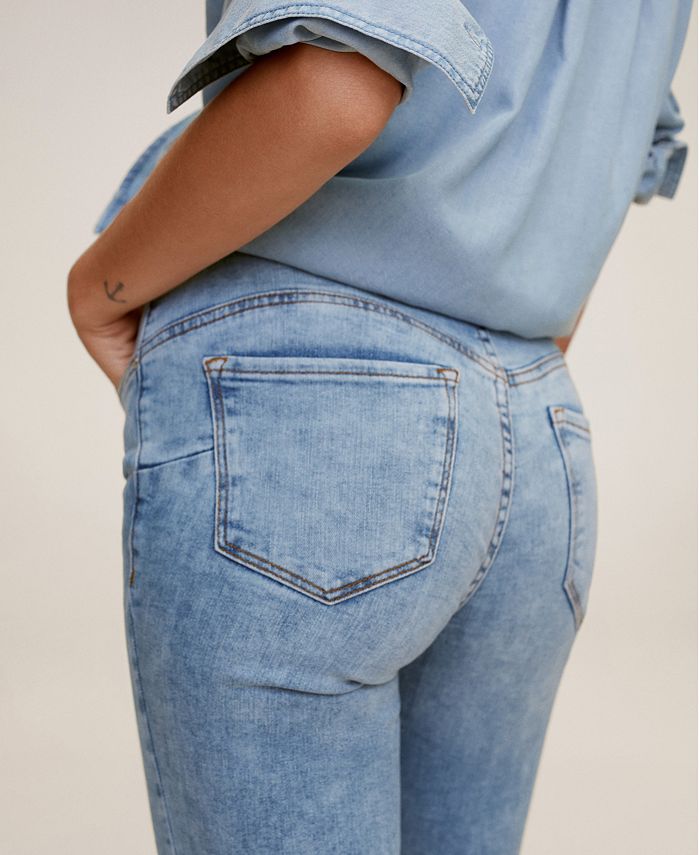 MANGO Kim Skinny Push-Up Jeans - Macy's
