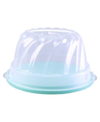 Vintiquewise Plastic Portable Round Cake Caddy Server Holder - Macy's